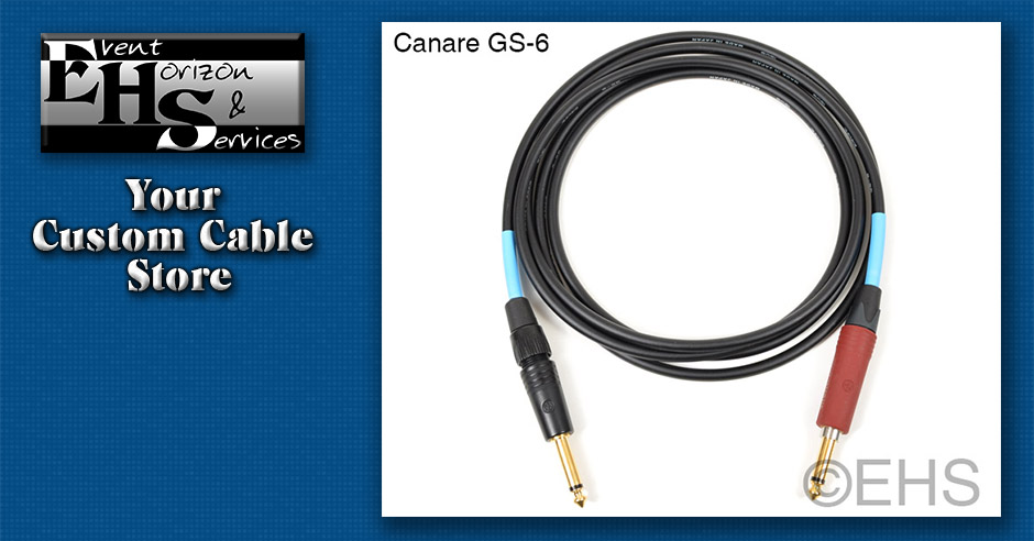 Canare GS-6 Silent Instrument cable 4Ft- Event Horizon & Services