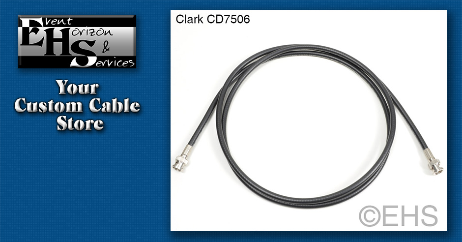 Clark CD7506 HD Digital 75ohm Coax Cable: BNC, RCA, or F-type- Event
