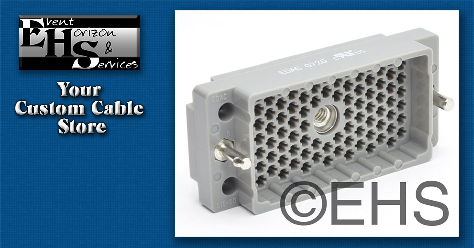 EDAC 516-090-000-302 - 90 Pin Male with Nut- Event Horizon & Services