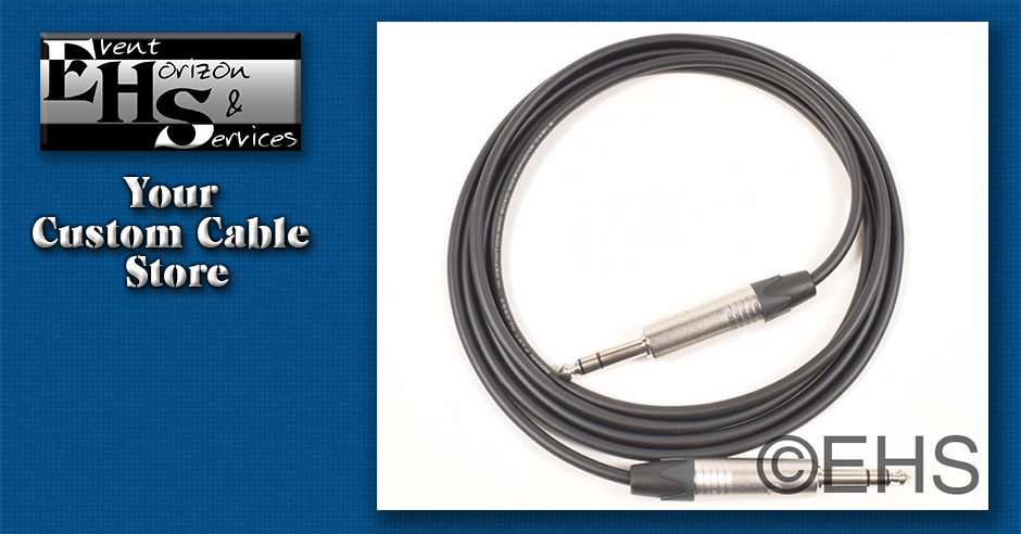 Mogami 2893 Quad Balanced cable 1/4" TRS 6Ft- Event Horizon