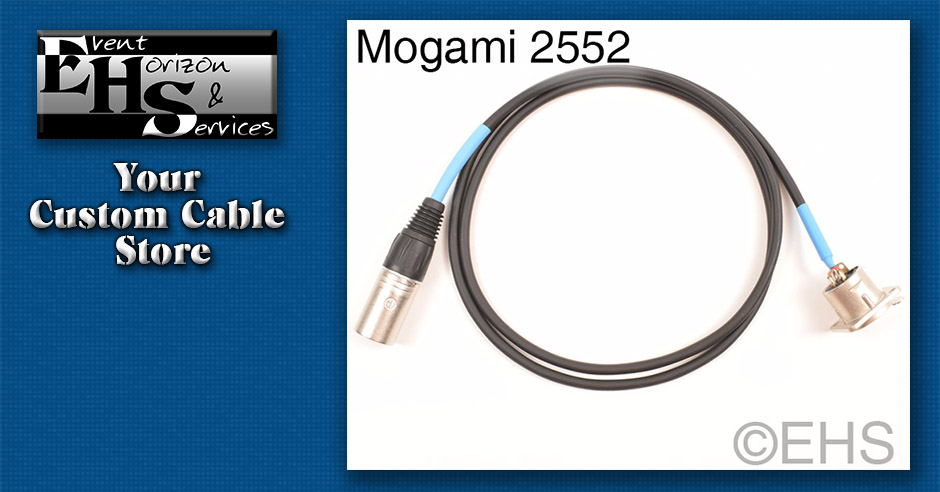 Mogami 2552 Panel Mount Balanced Specialty Cable- Event Horizon