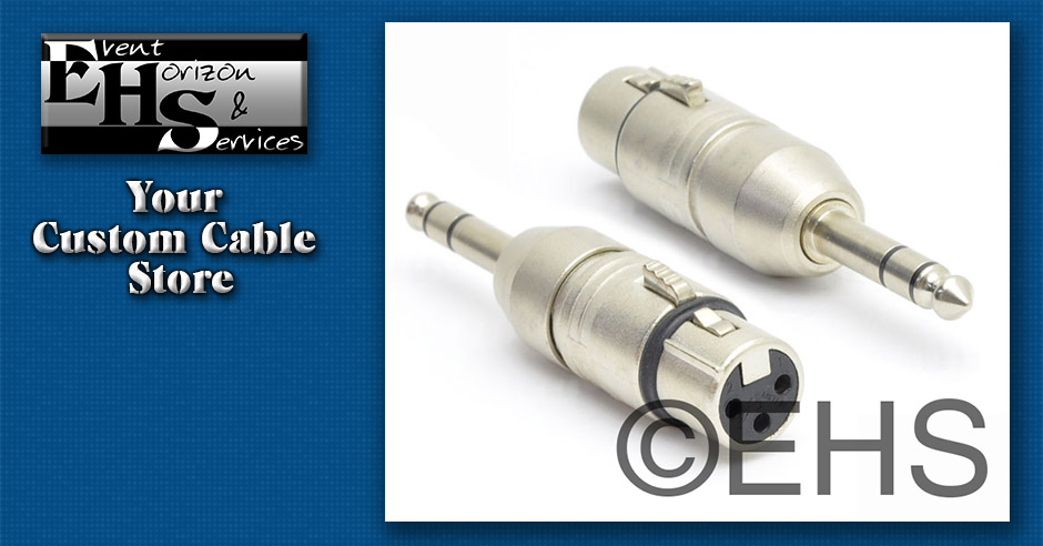 Neutrik NA3FP Adapter XLR Female to 1/4" Male- Event Horizon