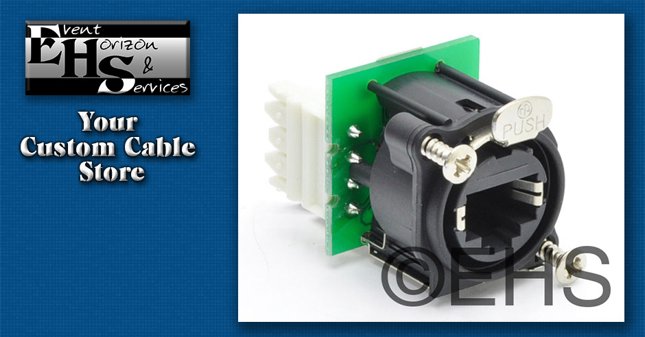 Neutrik NE8FAV-Y110 EtherCON Panel 110 Punchdown- Event Horizon