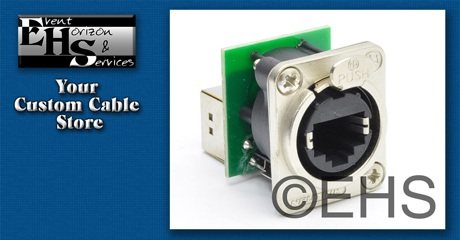 Neutrik NE8FDP EtherCON Panel RJ45 feedthrough receptacle- Event