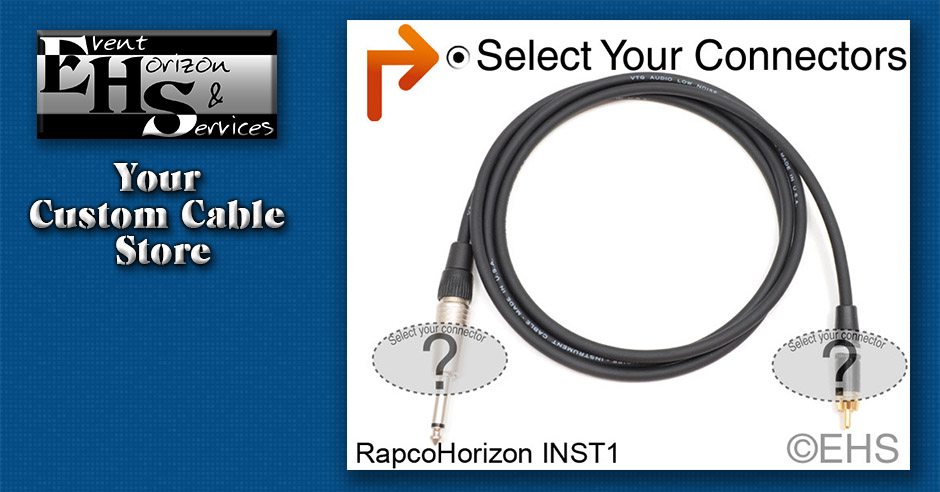 RapcoHorizon INST1 Standard Grade Unbalanced Specialty Cable- Event