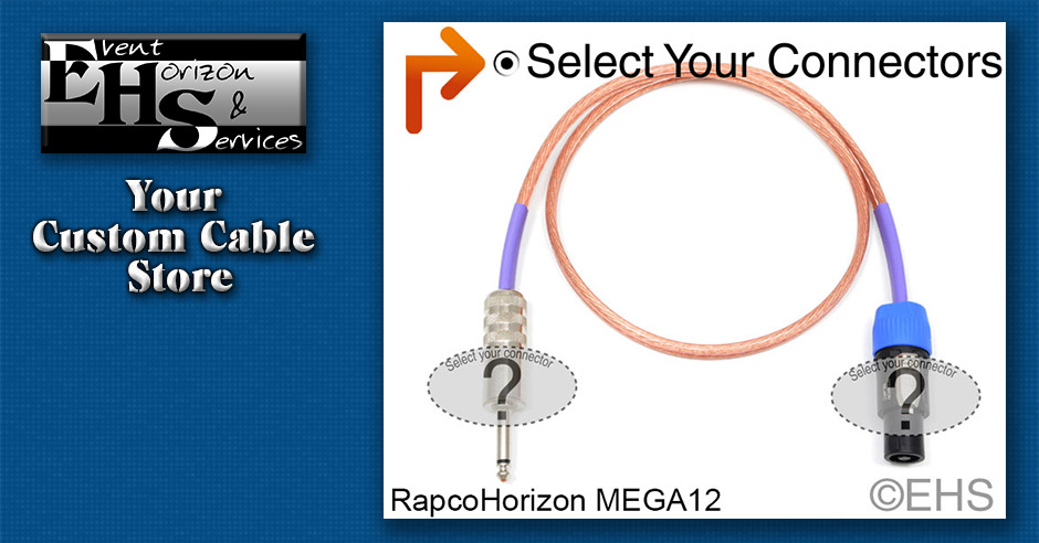 RapcoHorizon MEGA 12g Speaker Cable 6Ft- Event Horizon & Services