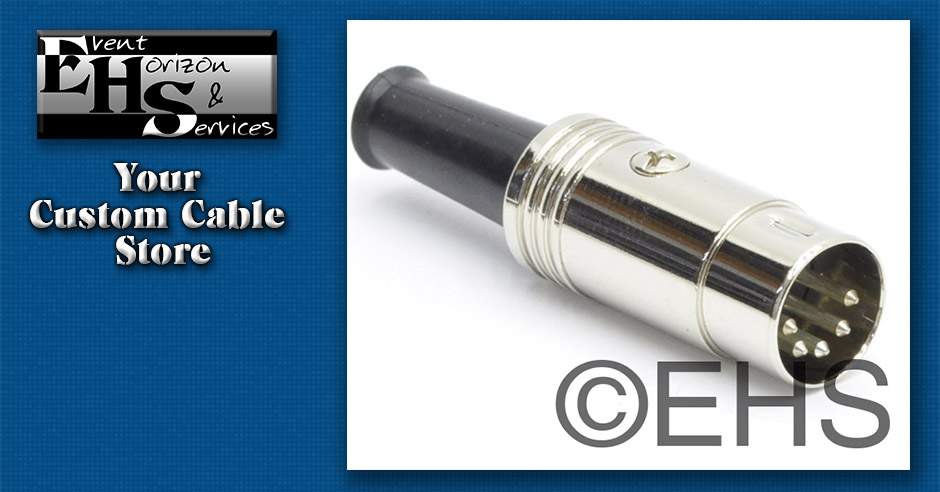 Switchcraft 05DL5MX DIN 5 Pin / MIDI Right Angle- Event Horizon