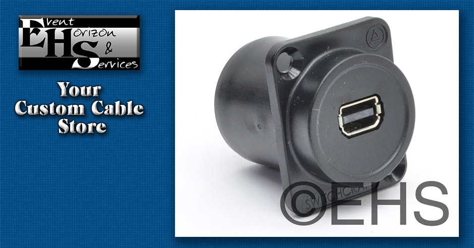 Switchcraft EHMDP2 Mini Displayport Feedthrough Panel D-Size- Event